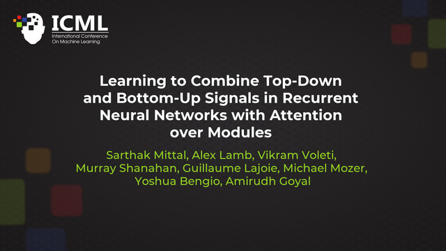 Sarthak Mittal, Alex Lamb, Vikram Voleti, Murray Shanahan, Guillaume ...