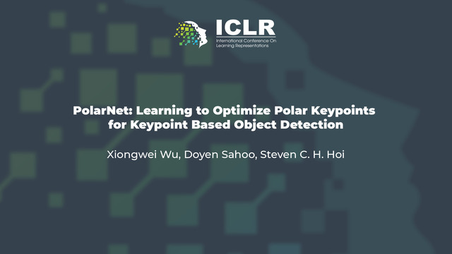 Xiongwei Wu Doyen Sahoo Steven C H Hoi · Polarnet Learning To Optimize Polar Keypoints For