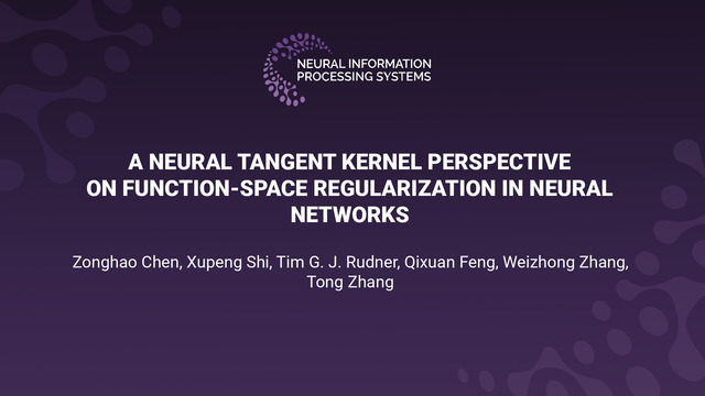 Zonghao Chen Xupeng Shi Tim G J Rudner Qixuan Feng Weizhong Zhang Tong Zhang · A Neural